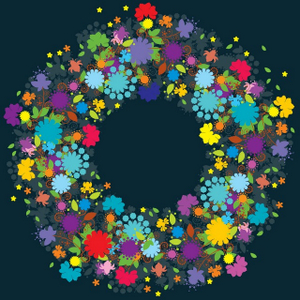 À gogo - Lawless French Expression - Fleurs à gogo